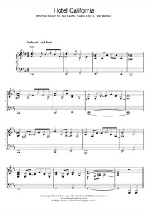 The Story Behind Eagles' 'Hotel California' | FreshSheetMusic.com