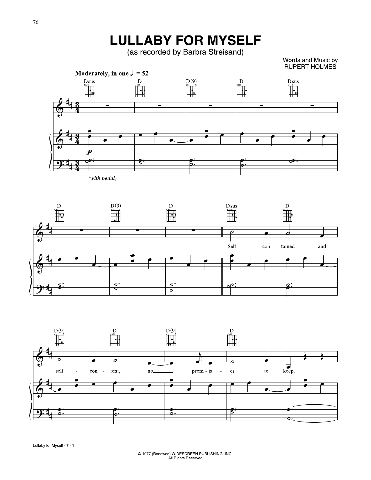 Lullaby Guitar Chords