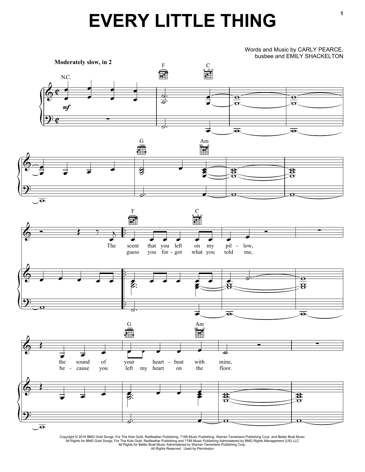 Little Things Guitar Chords