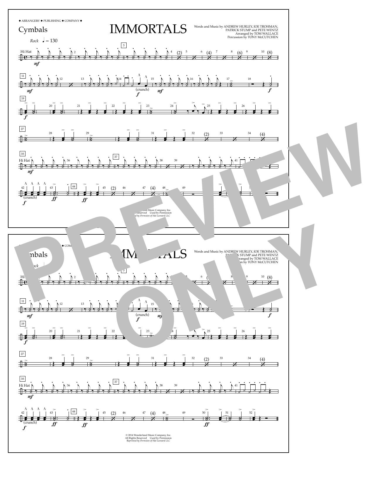 Immortals Fall Out Boy Lyrics