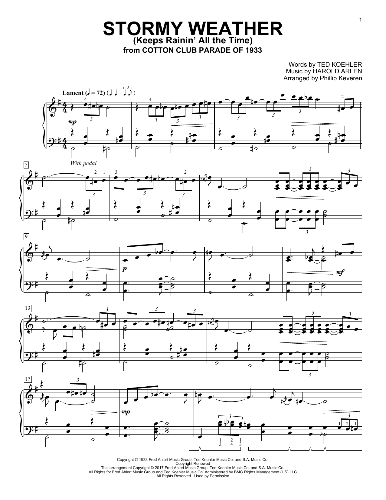 Stormy Weather Guitar Chords