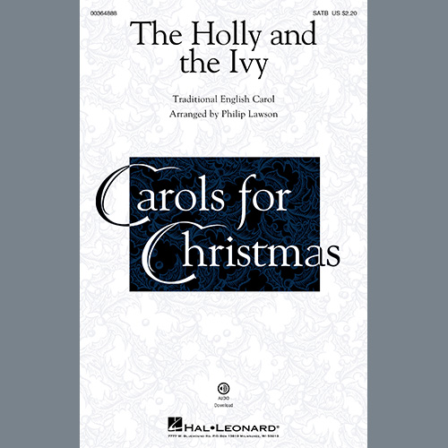 Traditional English Carol "The Holly And The Ivy" Sheet Music for SATB ...