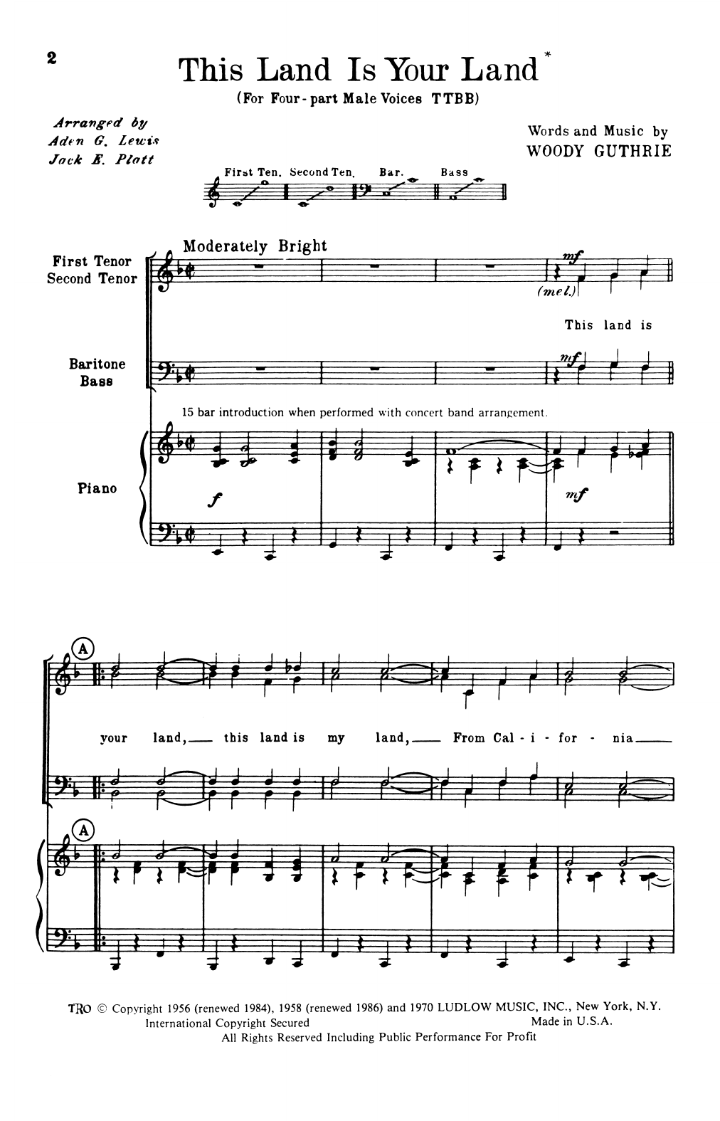 Guitar Chords This Land Is Your Land