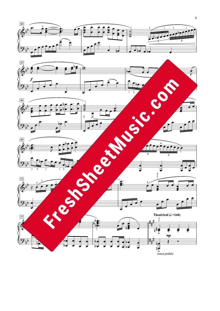 Bohemian Rhapsody Sheet Music by Queen in Bb | Easy Piano